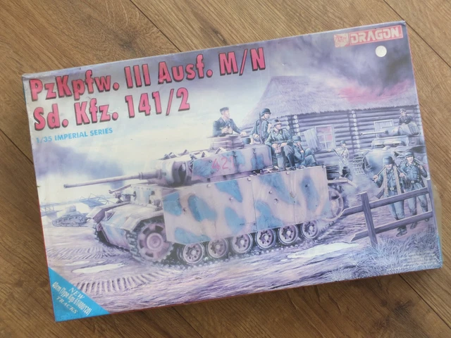 DRAGON 9015 - German Pzkpfw. Iii Ausf. M/N Sd.kfz. 141/2 - 1/35 Scale ...