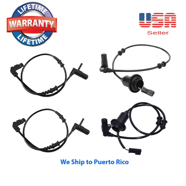 4 ABS WHEEL Speed Sensor Front Rear Left & Right Fit: CL500/600 CL55AMG ...