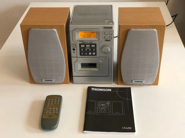 THOMSON CS 100 Hifi-Kompaktanlage Radiotuner / CD-Player ...