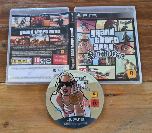 RARE GRAND THEFT AUTO GTA SAN ANDREAS PLAYSTATION 3 PS3 pal fr EUR 16 ...