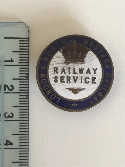 RAILWAY SERVICE BADGE - London and North Western Railway £18.66 ...