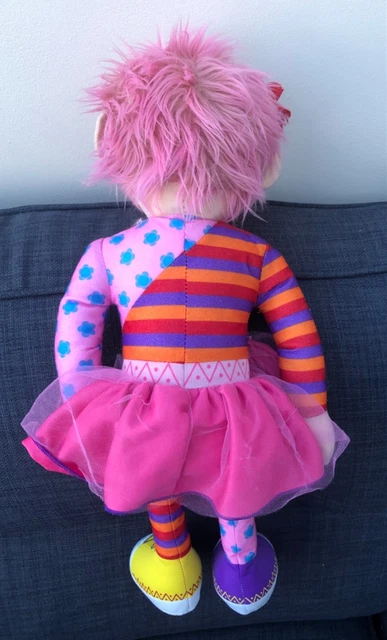 20& LONG CBEEBIES ZingZillas Panzee pink girl monkey plush soft toy ...