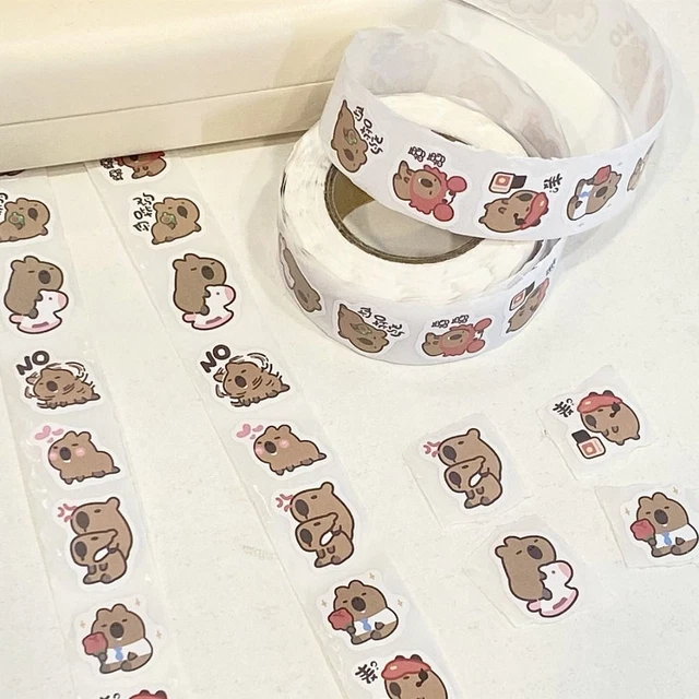 FUNNY CUTE CAPYBARA Stickers Capybara Cartoon Capibara Stickers DIY £2. ...
