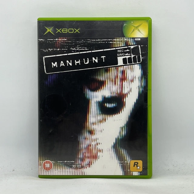 MANHUNT 18+ROCKSTAR MICROSOFT Original Xbox OG Video Game Free Post PAL ...