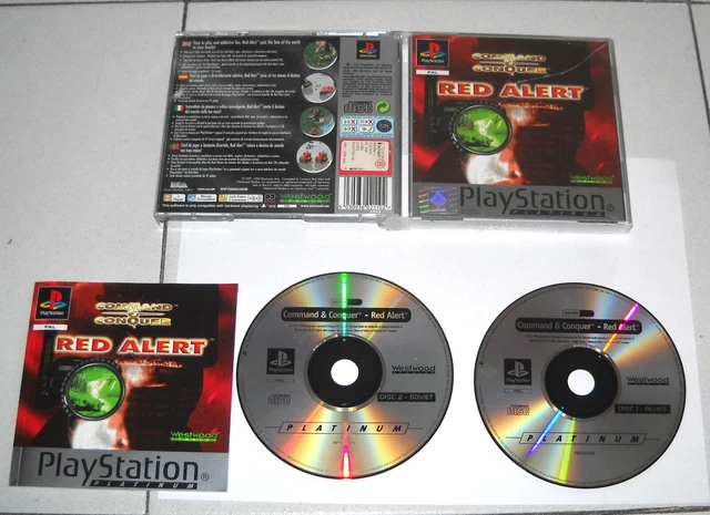 PS1 PLAYSTATION 1 COMMAND & CONQUER RED ALERT - PAL ITA - 2 CD EUR 14 ... PS1 PLAYSTATION 1 COMMAND & CONQUER RED ALERT - PAL ITA - 2 CD EUR 14 ...