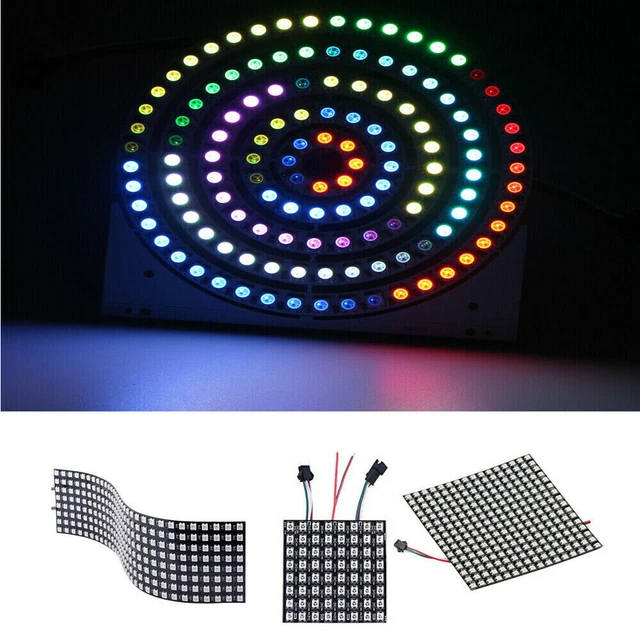 WS2812B WS2812 CIRCLE Digital Matrix led Pixel module light 5V 5050 RGB ...