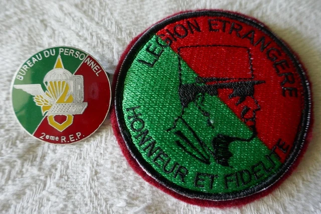 FOREIGN LEGION 2° REP Staff Office Badge with Badge £42.72 - PicClick UK