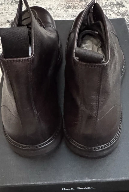 BRAND NEW PAUL Smith Men's Brown Leather Boots Size UK 9 £166.06 ...