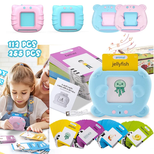 KIDS TALKING FLASH Cards Toddlers Preschool Words Learning Early ...