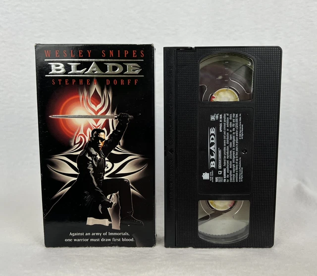 BLADE (VHS, 1998) Wesley Snipes Marvel Vampire Hunter Action £3.81 ...