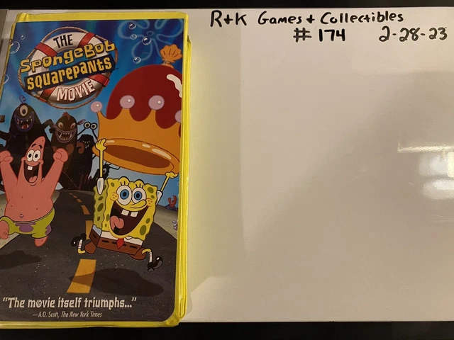 VERY RARE TESTED The Spongebob Squarepants Movie VHS MAGAZINE ORDER ...