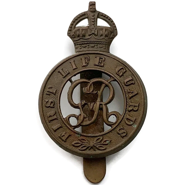 ORIGINAL WW1 THE First Life Guards (1st) Regiment Cap Badge Genuine ...