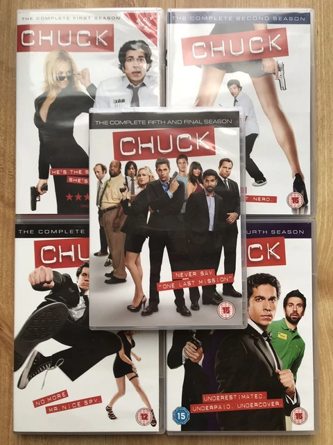 CHUCK SEASON 1-5 R2 PAL DVD Complete Collection Series Box Set Levi ...