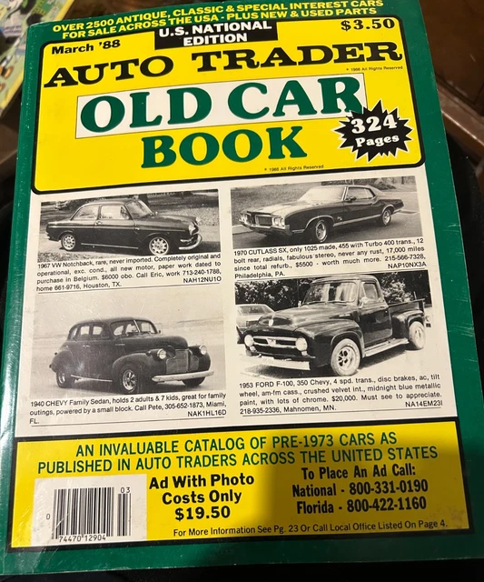 VINTAGE AUTO TRADER Old Car Books Wheeler Dealer Truck Car Shopper ...
