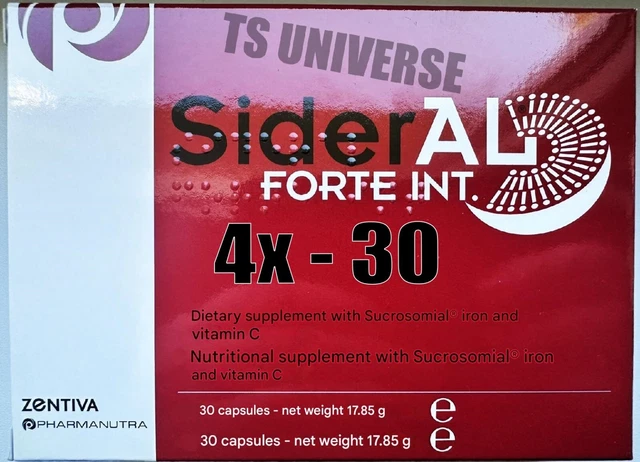 SIDERAL FORTE 120 Capsules Iron Supplement with Vitamin C £80.92 ...