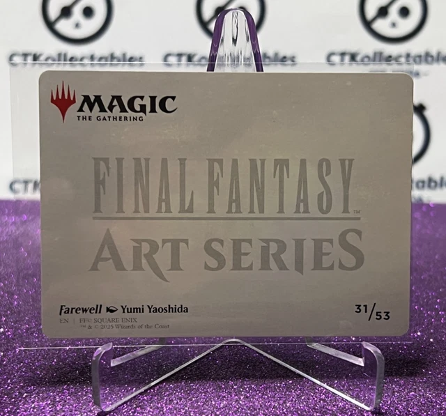 2025 MAGIC THE Gathering Final Fantasy Farewell # 31/53 Art Series Card ...
