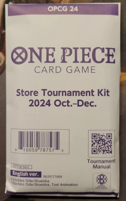ONE PIECE CARD Game Store Tournament Kit 2024 Oct - Dec Sealed English ...