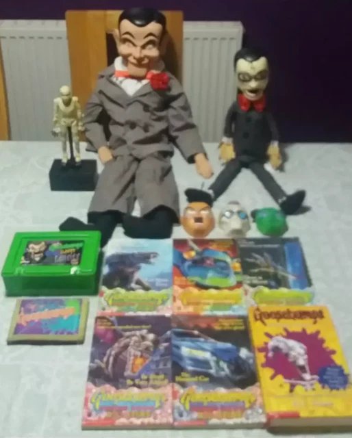 GOOSEBUMPS SLAPPY Ventriloquist Dummy Doll,Wallet,Lunch Box,Flip Faces ...
