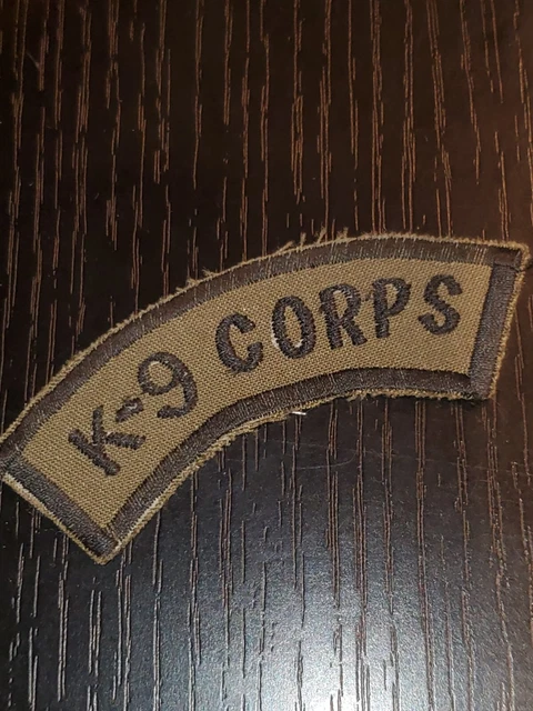 1960S 70S US Army MP Military Police K-9 Detachment Tab Patch L@@K ...