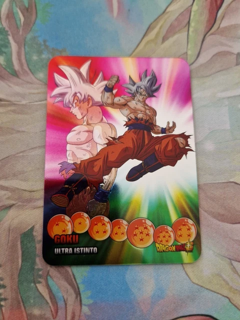 LAMINCARDS GOKU ULTRA ISTINTO Dragon Ball Ultra Power LIMITED METAL ...