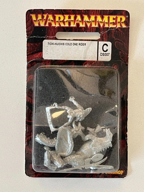 DOGS OF WAR Tichi-Huichi's Lizardmen Skink Raider OOP Metal Warhammer ...