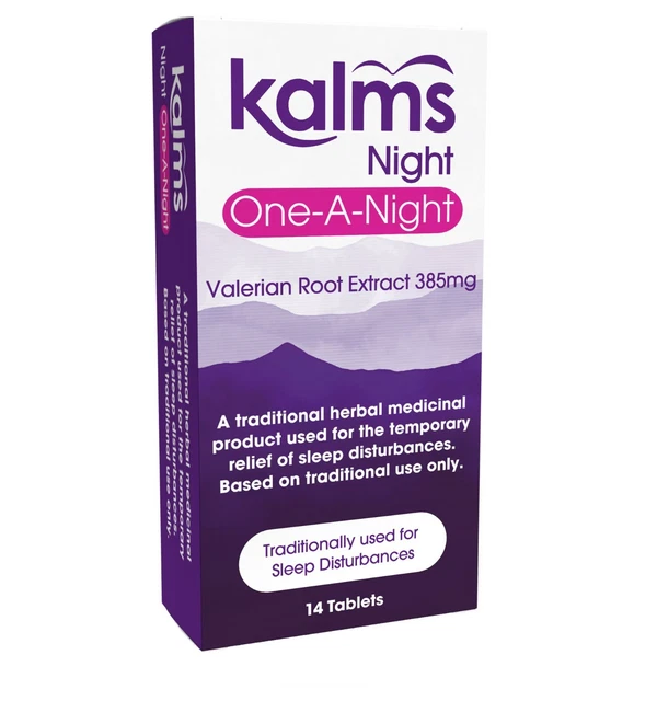 KALMS ONE A Night Sleeping 14 Tablets Herbal Sleep Aid Pills - 2 X 14 ...