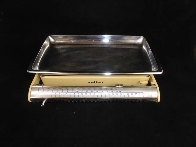 VINTAGE SALTER BEAM Balance Scales Model 0140 Beige Made in Sweden £20. ...