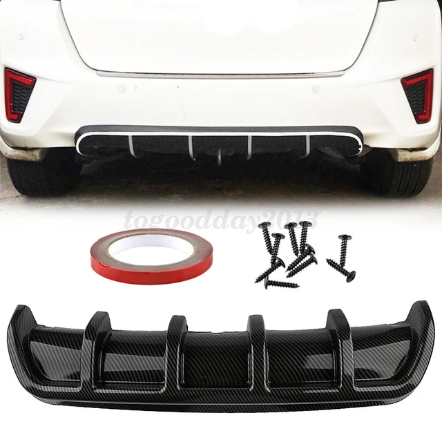 UNIVERSAL CAR REAR Bumper Body Kit Shark Chin Spoiler Diffuser Trim ...