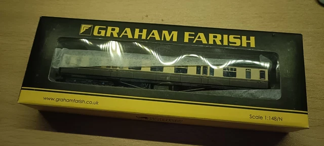GRAHAM FARISH 374561 Hawksworth Coach 1st & 3rd Class Corridor ...