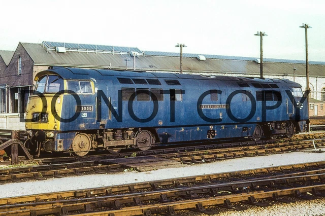 UK DIESEL TRAIN Railway Photograph Of Class 52 Western D1055. Rm52-185 £1.70 - PicClick UK