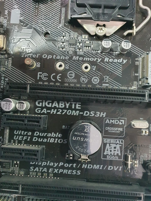 GIGABYTE GA-H270M-DS3H REV.1.0 Intel H270 Micro ATX Socket 1151 (24h) £ ...