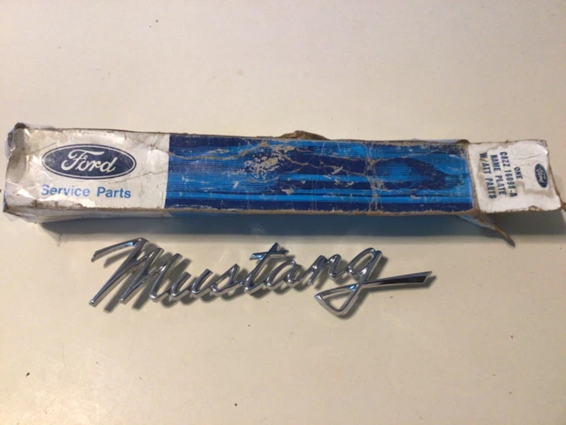 NOS 1968 FORD Mustang Front Fender Script Emblem $79.99 - PicClick