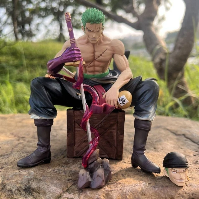 ONE PIECE - Roronoa Zoro Action Figure - 15cm - PVC Anime Figure - NEW ...