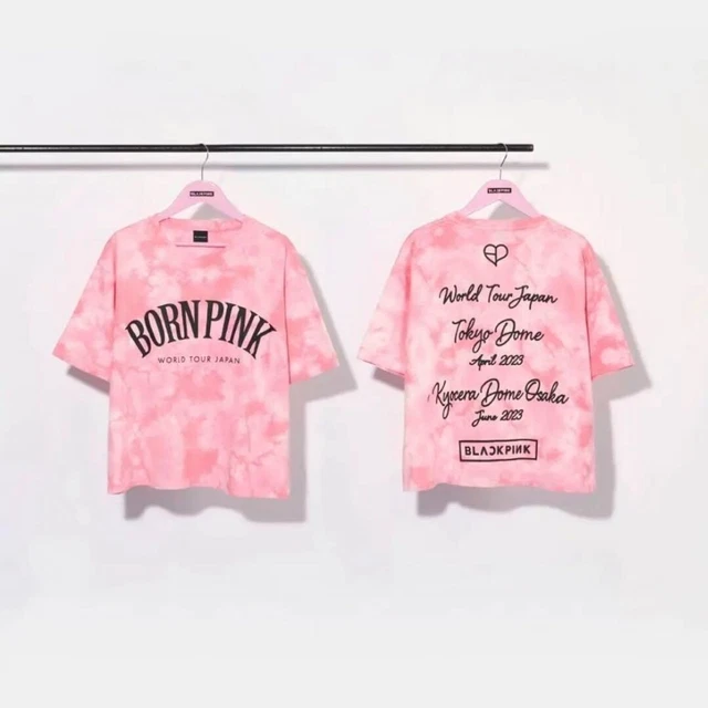 BLACKPINK 2023 WORLD TOUR BORN PINK Japan Tour Goods T-shirt Pink Short ...