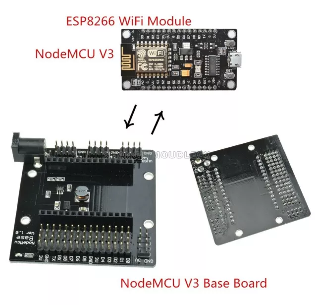 NODEMCU V3 LUA ESP8266 CH340G Development Board NodeMCU Breakout ... NODEMCU V3 LUA ESP8266 CH340G Development Board NodeMCU Breakout ...