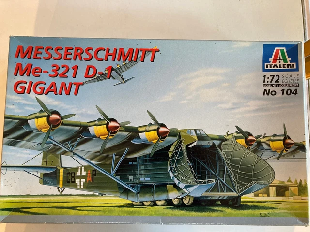 KIT MESSERSCHMITT ME-321 Me-323 D-1 Gigant Italeri 1/72 RARE EUR 75,00 ...