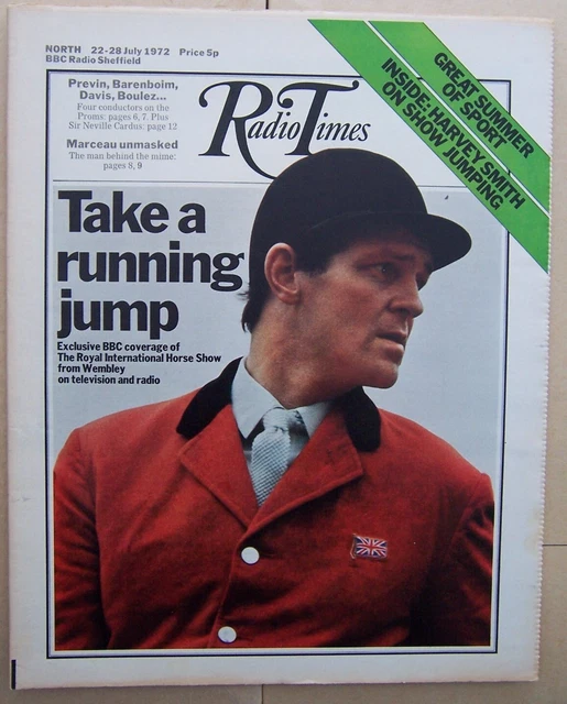 RADIO TIMES/1972/HARVEY SMITH/MARCEL Marceau/The Proms/Polly James ...
