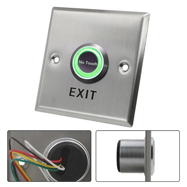 SECURE ACCESS CONTROL Infrared Sensor Exit Switch with Waterproof ...