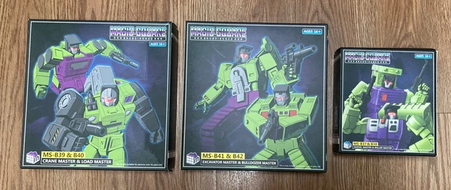 MAGIC SQUARE TRANSFORMERS Devastator Constructicons Full Set Complete ...