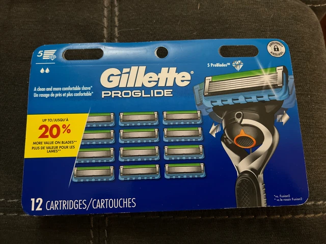 GILLETTE PROGLIDE MEN'S Razor Blade Refills - 12ct $24.99 - PicClick