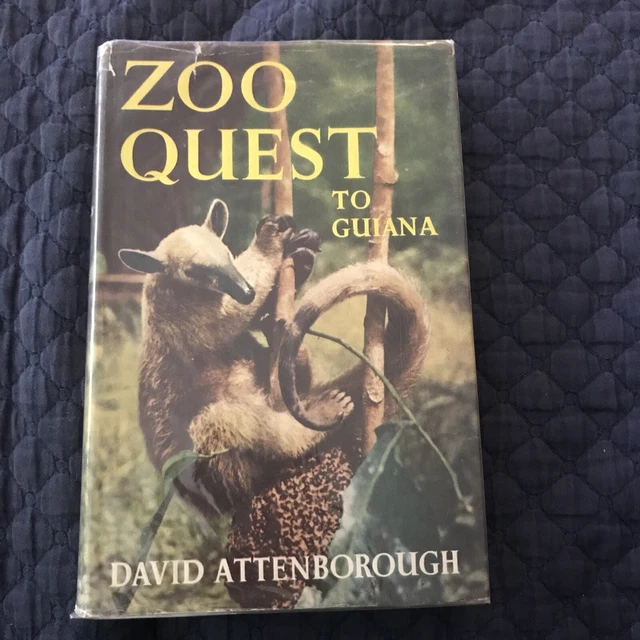 DAVID ATTENBOROUGH ZOO Quest to Guyana 1956 deuxième impression presse ...