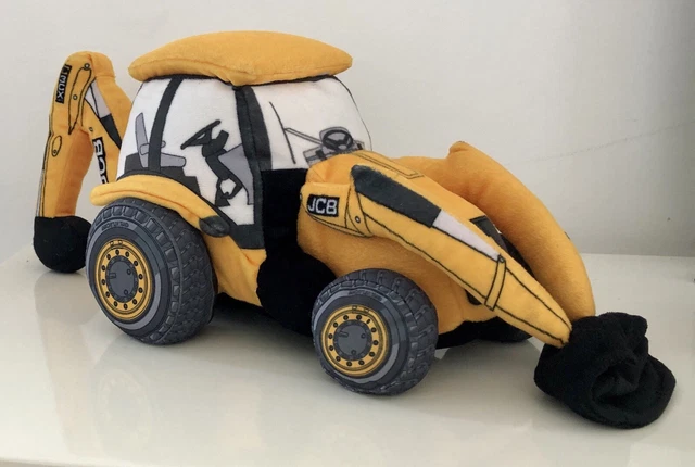 JCB 3CX BACKHOE Loader/Digger Plush Soft Toy - Official Merchandise £12 ...