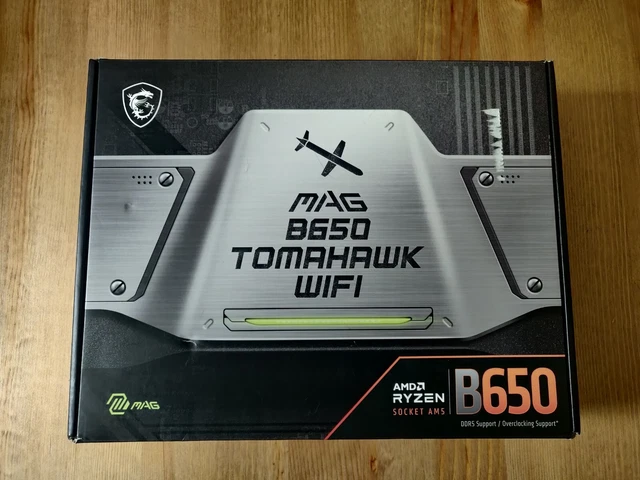 MSI MAG B650 TOMAHAWK WiFi AM5 ATX AMD Motherboard ***Please Read ...