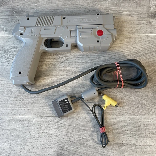 OFFICIAL NAMCO LIGHT Gun G-Con Sony PlayStation 1 PS1 1996 NPC-103 Grey EUR 27,41 - PicClick DE