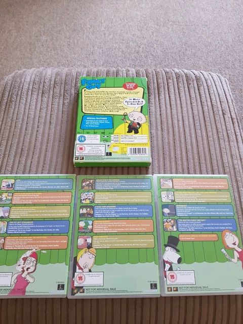FAMILY GUY SEASON Five DVDs, 3 disc set, 15 rating EUR 2,35 - PicClick IT