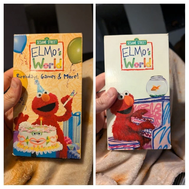 SESAME STREET ELMO'S World/Birthdays Games & More HS Lot Children Kids ...