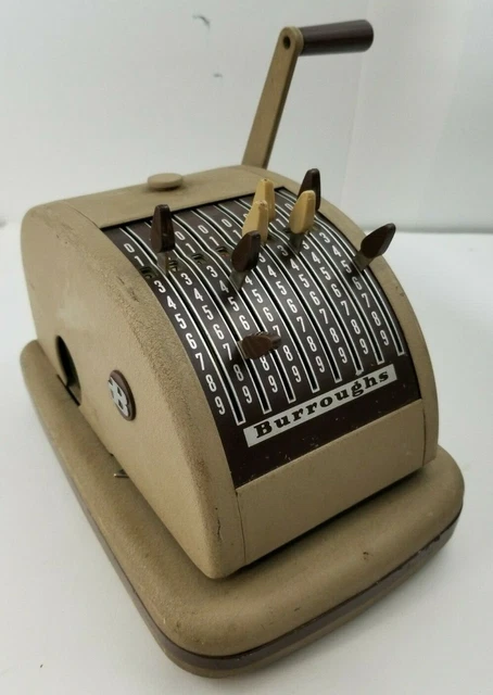 VINTAGE BURROUGHS CHEQUEWRITER Model: T-60 $24.95 - PicClick CA