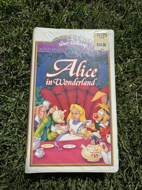 VINTAGE WALT DISNEY Alice In Wonderland VHS Tape Masterpiece Collection £7.42 - PicClick UK