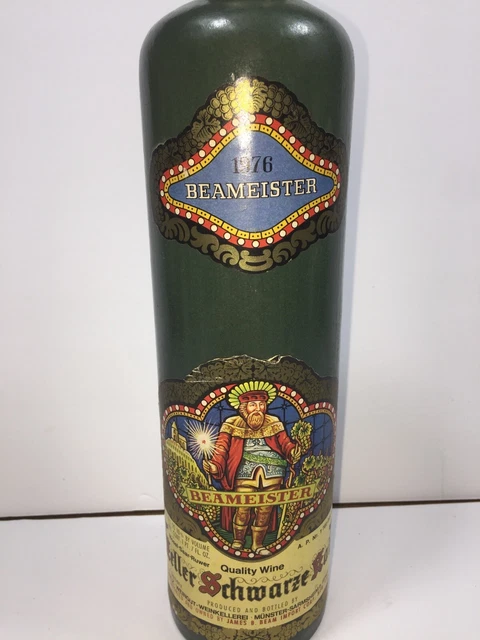 VINTAGE 1976 BEAMEISTER German Pottery Stoneware Wine Decanter Bottle ... VINTAGE 1976 BEAMEISTER German Pottery Stoneware Wine Decanter Bottle ...