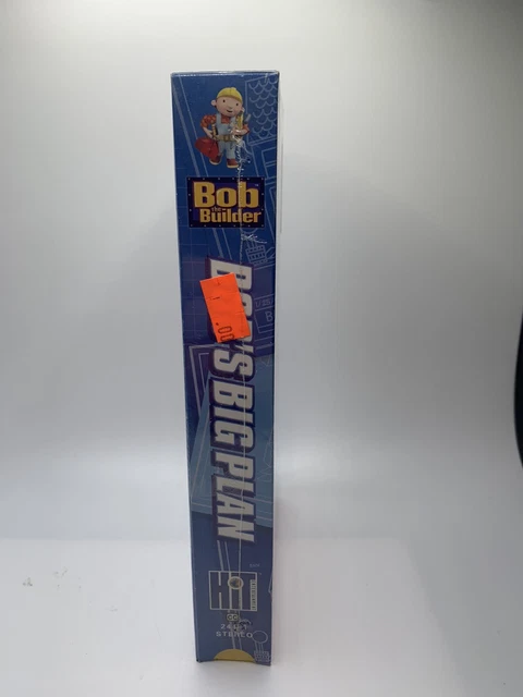 NEW BOB THE Builder Bob’s Big Plan VHS 2005 Bobs Big Plan Yellow Tape £ ...